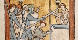 The Death of Thomas Becket in Canterbury Cathedral