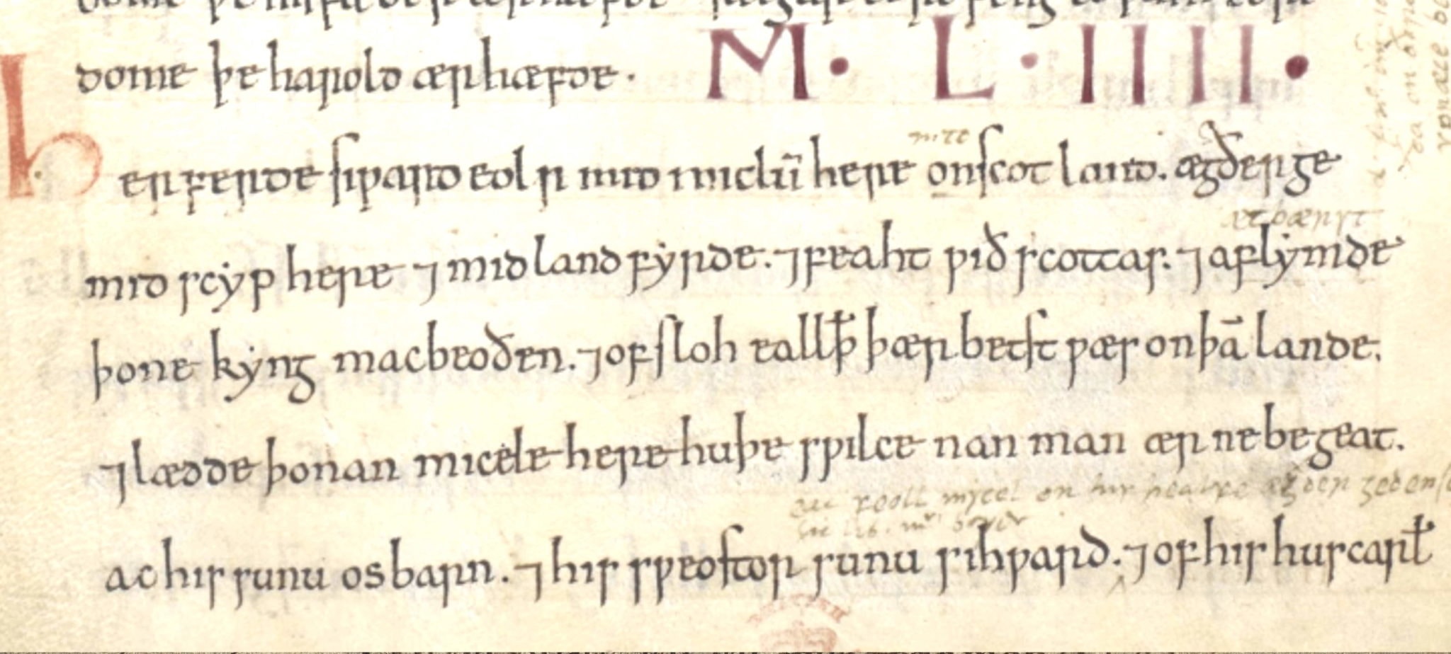 Caedmon, the first English poet and the earliest recorded poem