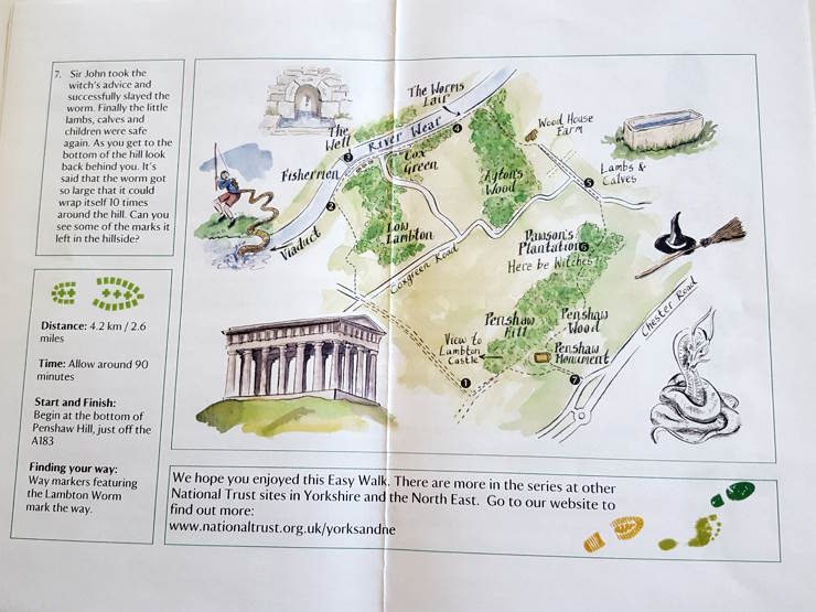 The Lambton Worm - The Lord and The Legend - Historic UK
